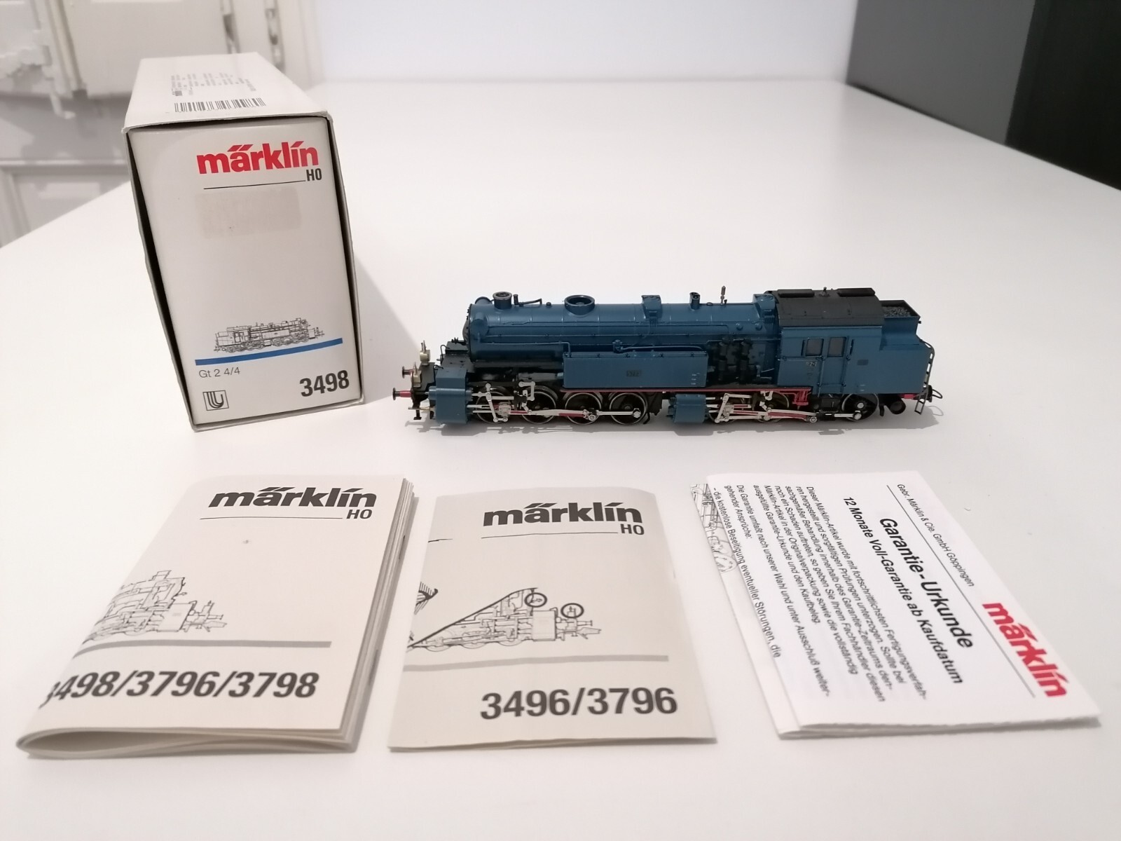 Märklin H0 3498 Locomotora Vapor BR 96 Gt2 4/4 Mallet K.Bay.Sts.B Delta ...