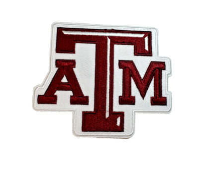 Texas A&M Aggies Team Logo Embroidered 3in Iron / Sew-On Patch | eBay
