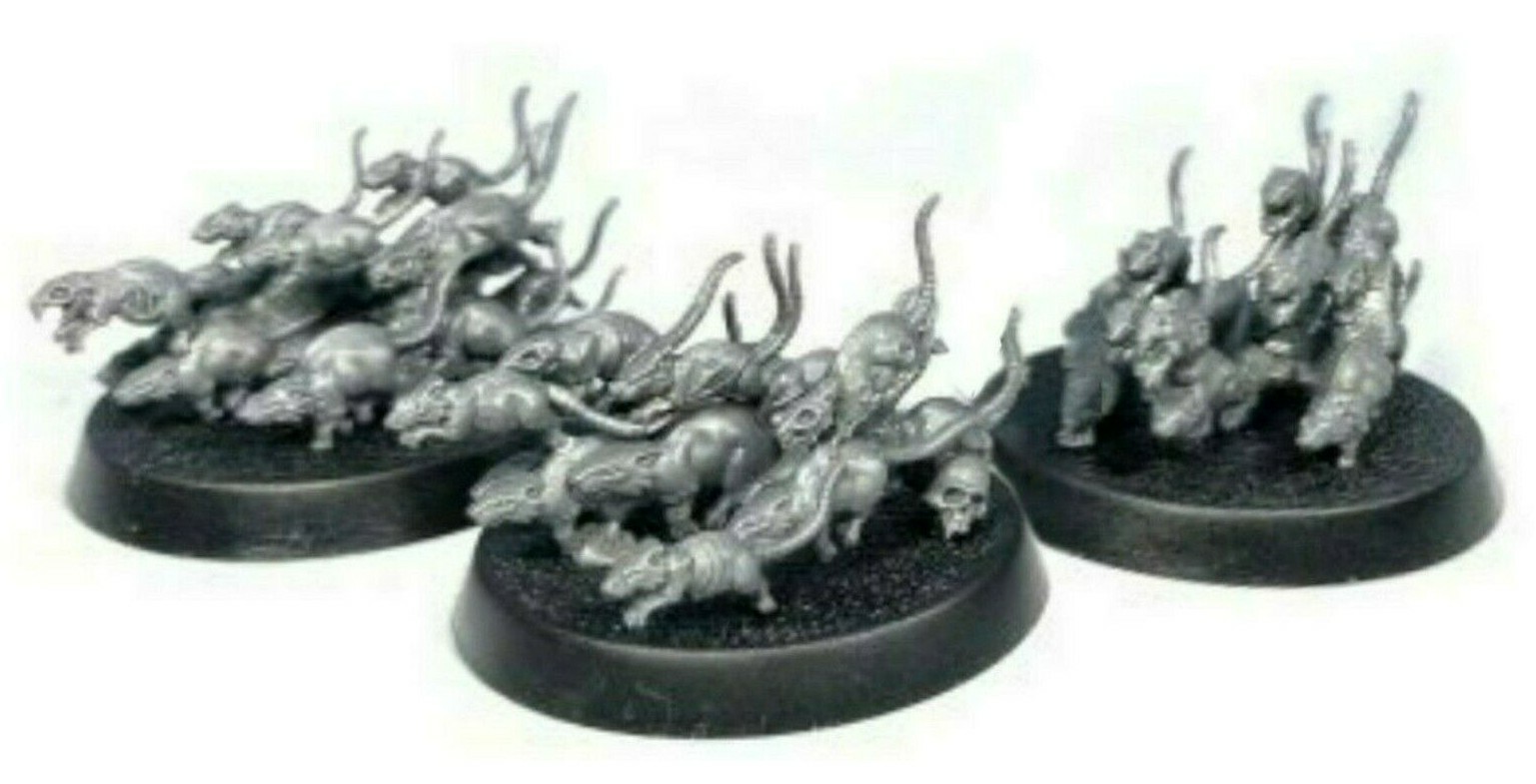 Corpse Rats Cursed City Warhammer Skaven Rat Swarms x3 | eBay