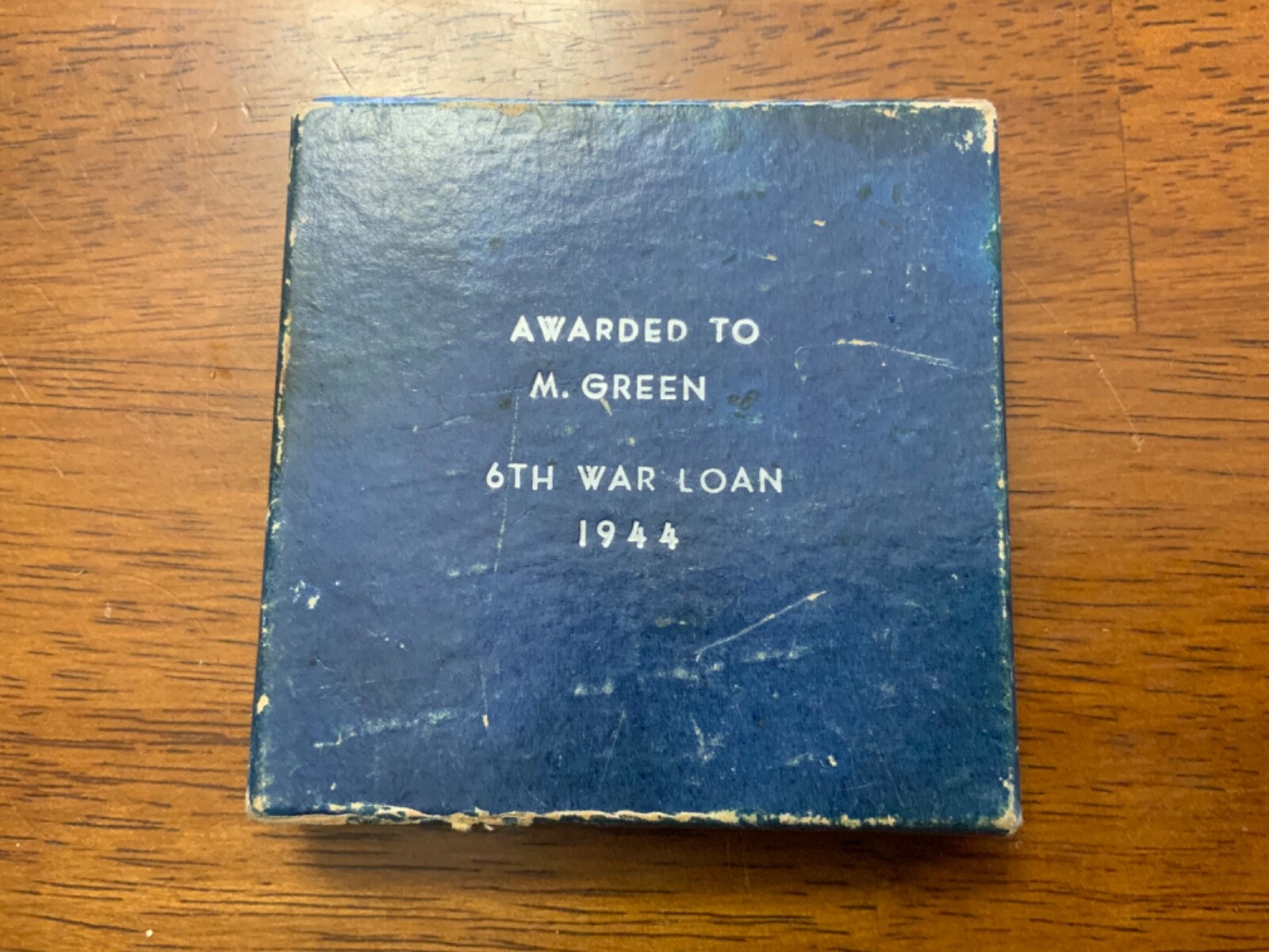 WWII 1944 6th Sixth War Loan $1000 Club Boxed & Named Sterling Coin ...