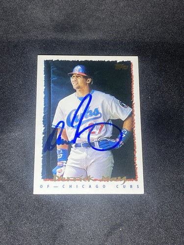 Derrick May 1995 Topps #579 Chicago Cubs Auto Autographed Signed MLB ...