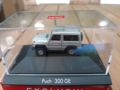 HERPA HO 1/87 MB MERCEDES-BENZ PUCH 300 GE 4X4 GRIS ARGENT EN BOÎTE | eBay
