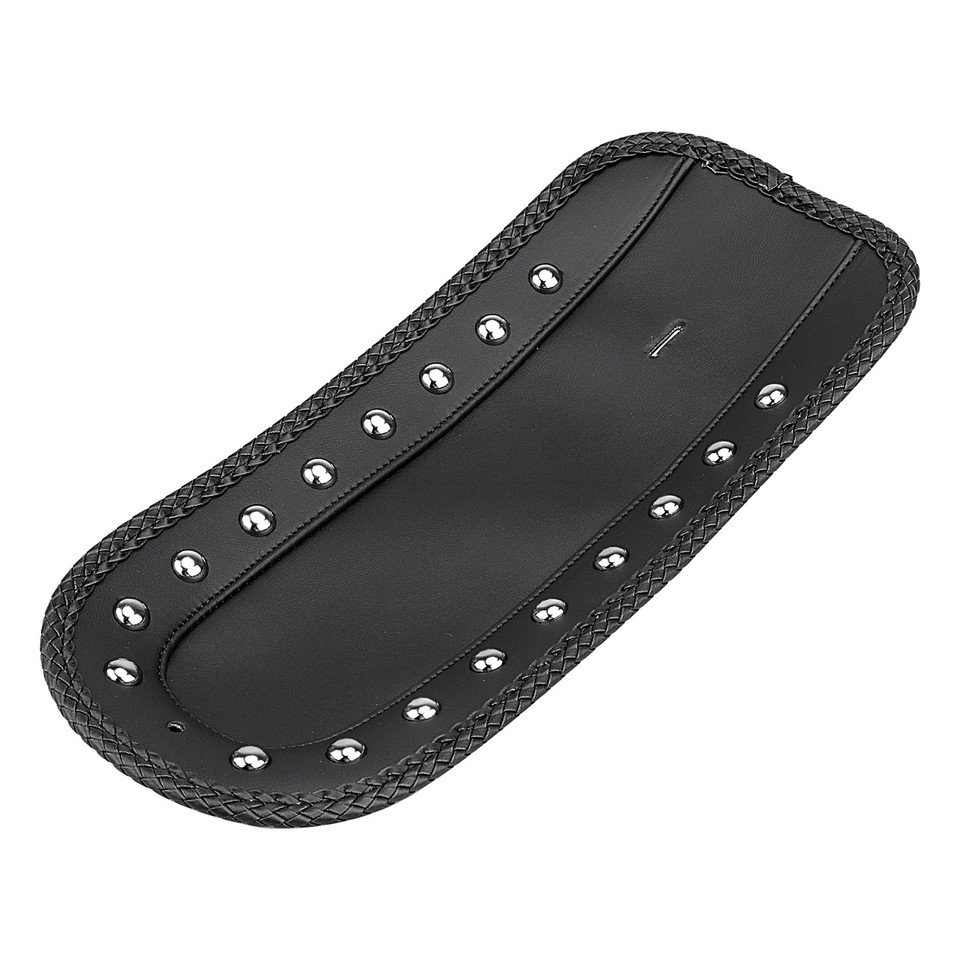 PU Leather Rear Fender Bib Studded Solo Seat For Harley Dyna Fat Bob ...