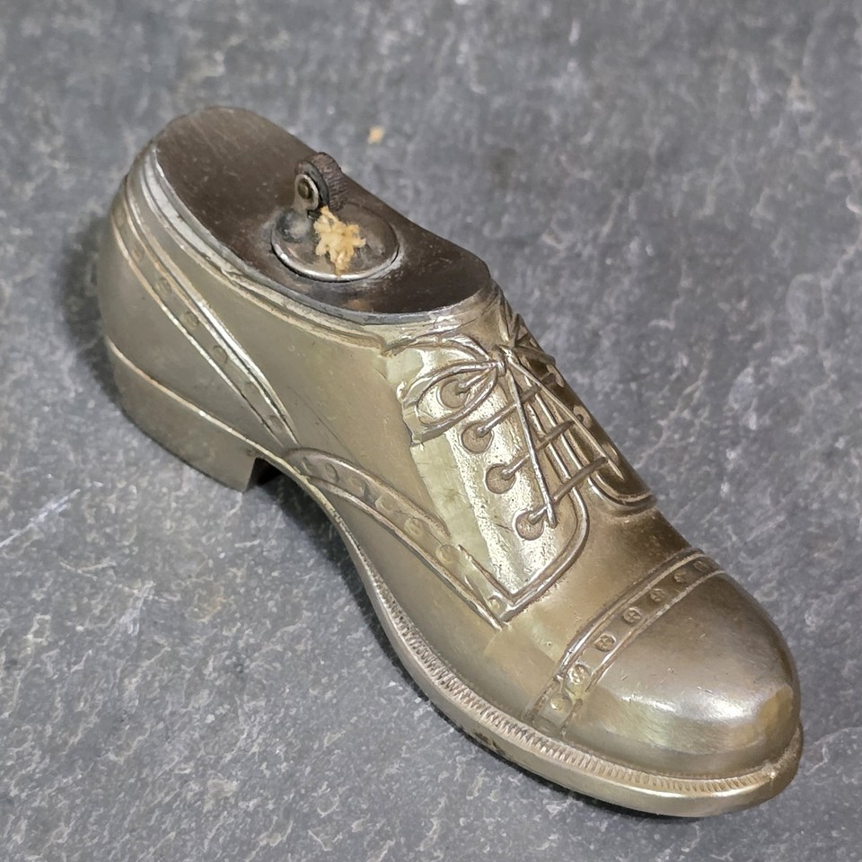 Vintage Figural Men's Dress Shoe Shaped Cigarette Lighter Made in Japan ...