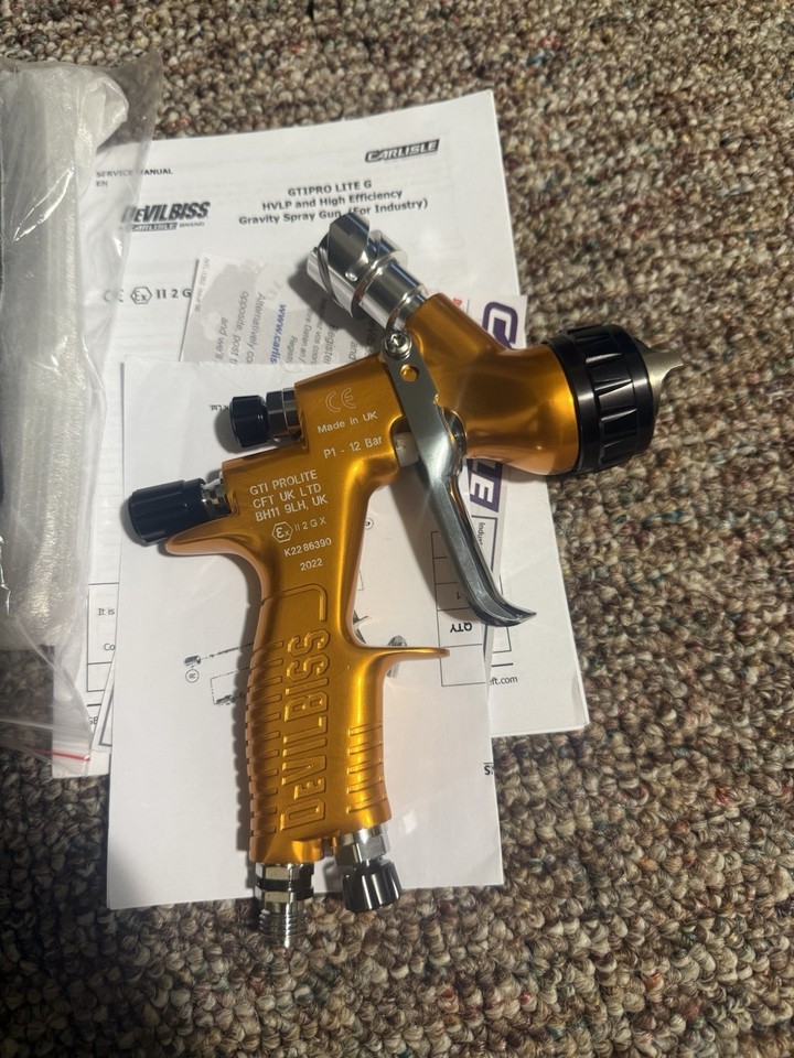 DEVILBISS Gti Prolite Special Edition T110 Spray Gun New | eBay
