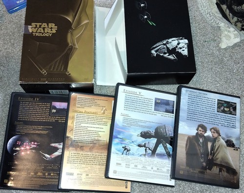 Star Wars Widescreen Original Trilogy 4 DVD Box Set Complete Digitally ...