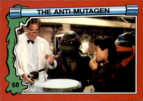 1991 Topps Teenage Mutant Ninja Turtles Secret of the Ooze Anti-Mutagen ...