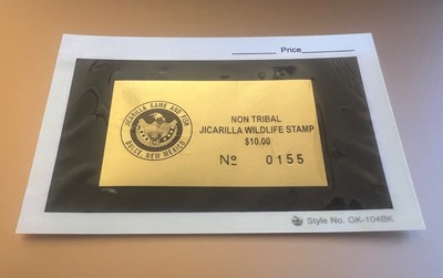 JI7 2000 Non-Tribal Jicarilla Apache Indian Reservation Fishing Hunting ...