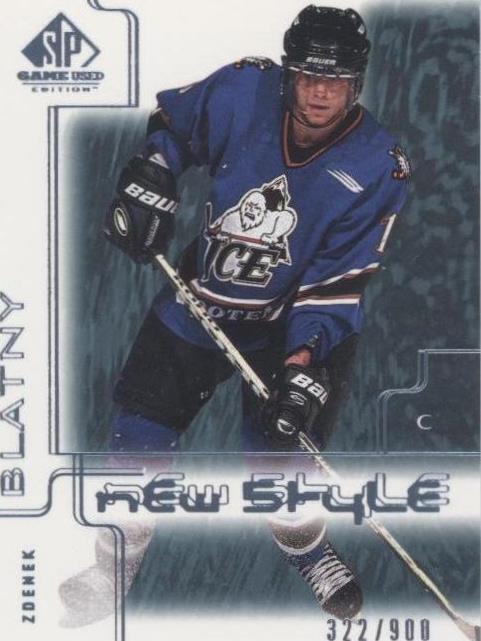 2000-01 SP Game Used Edition - New Style Zdenek Blatny #86 /900 (RC ...