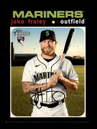 2020 Topps Heritage #547 Jake Fraley Seattle Mariners | eBay