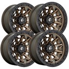 (Set of 4) Fuel D696 Covert 20x9 6x5.5" +1mm Bronze Wheels Rims 20 ...