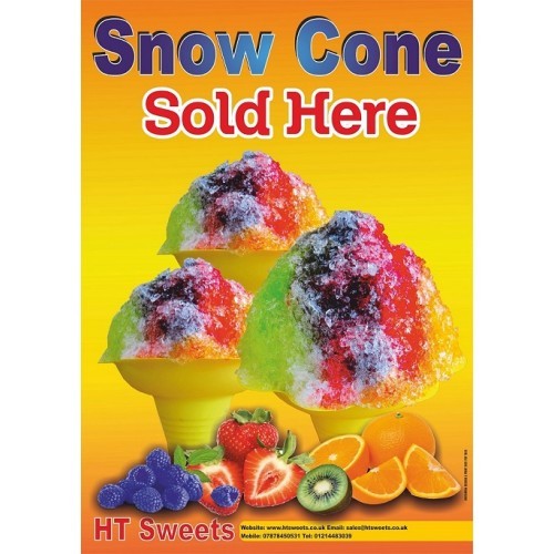 SNOW CONE POSTER | eBay