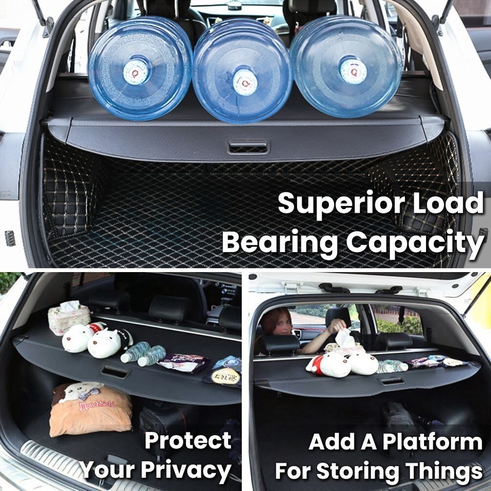 For 2013-2019 Ford Escape Rear Trunk Cargo Cover Retractable Luggage ...