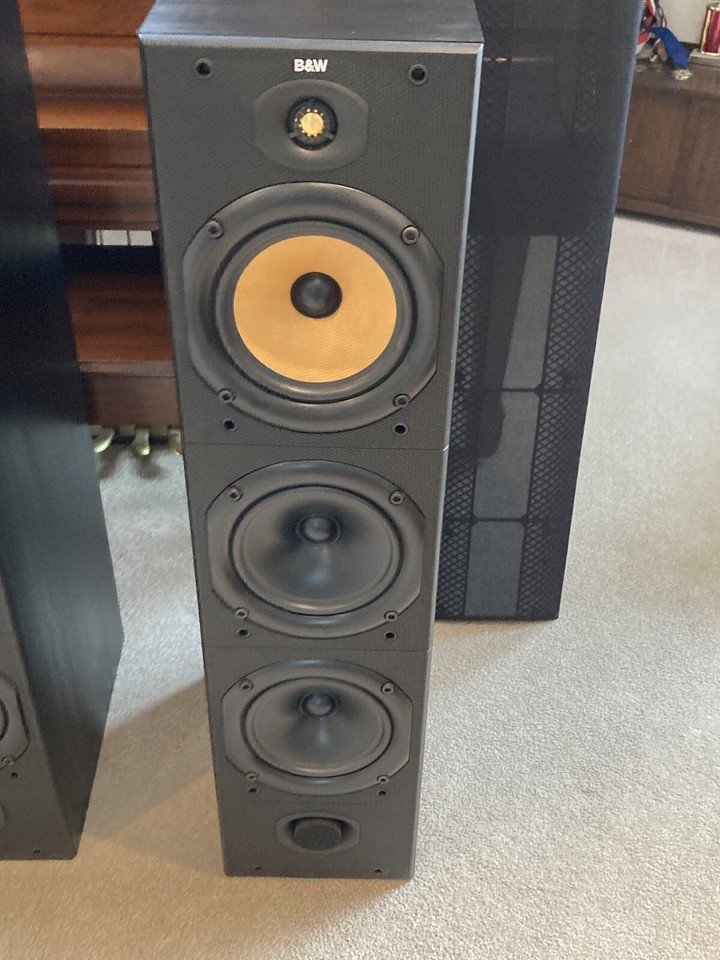 B&W-- Bowers & Wilkins-- DM 604 Loudspeakers (Pair)---3-way 4th-order ...