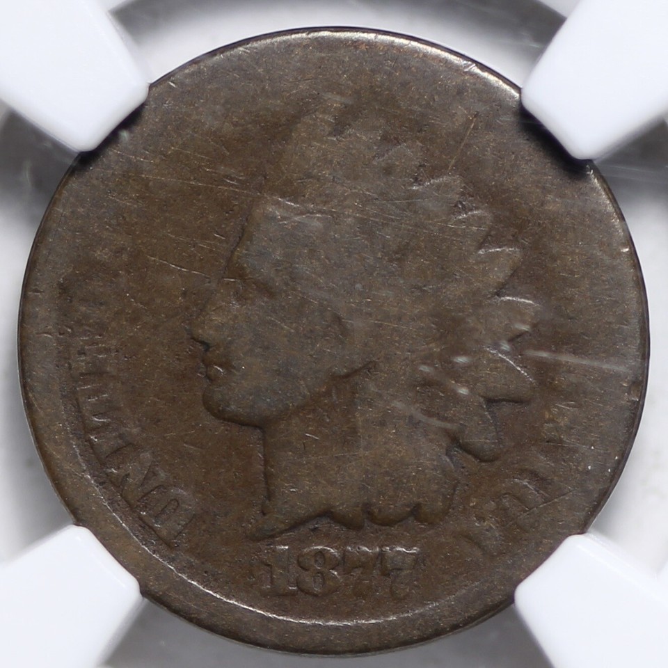 1877 Indian Head Cent Penny NGC AG3 Key Date! KSEBM | eBay