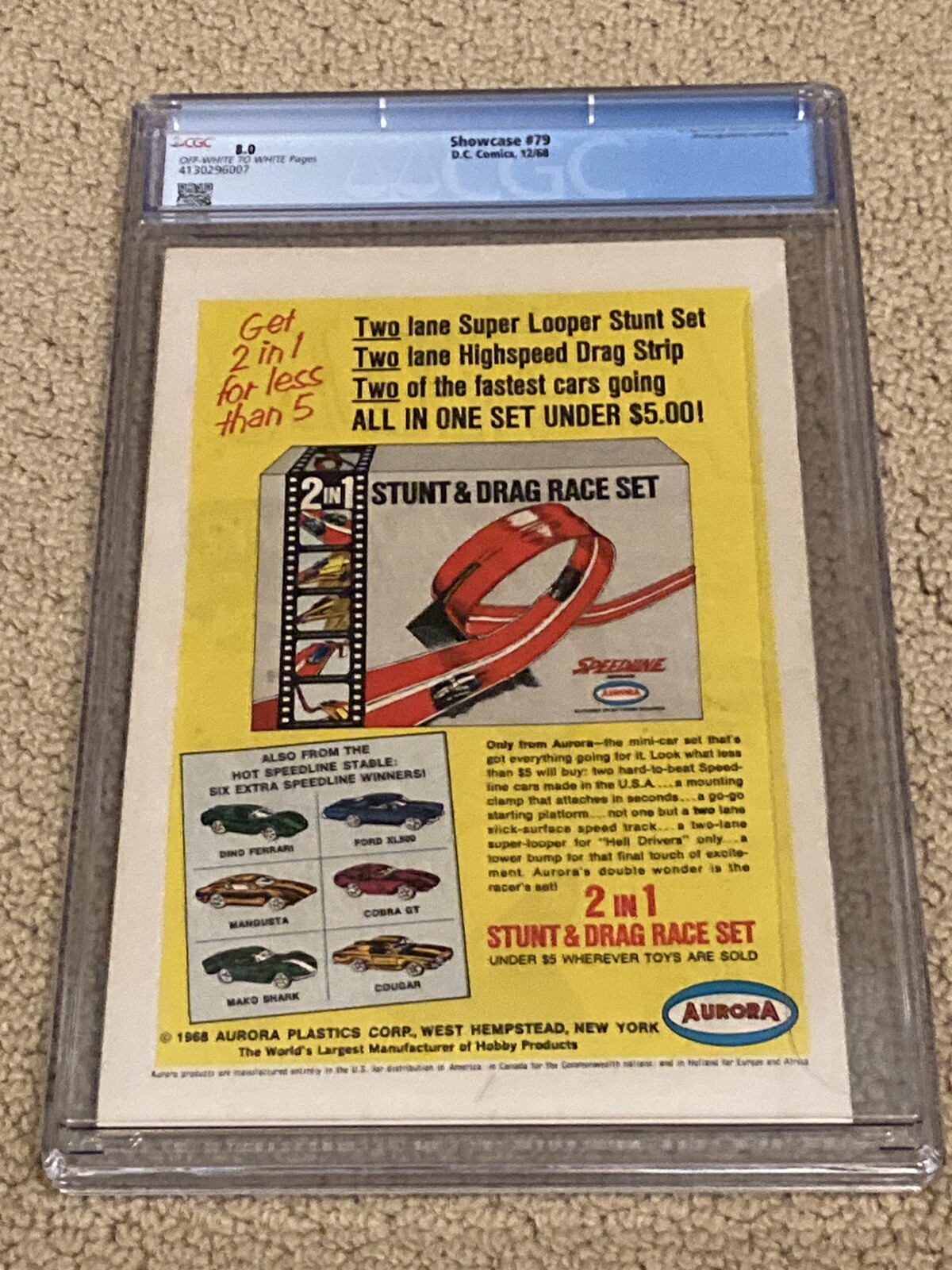 Showcase 79 CGC 8.0 OW/White Pages (1st app of Dolphin) + magnet | eBay