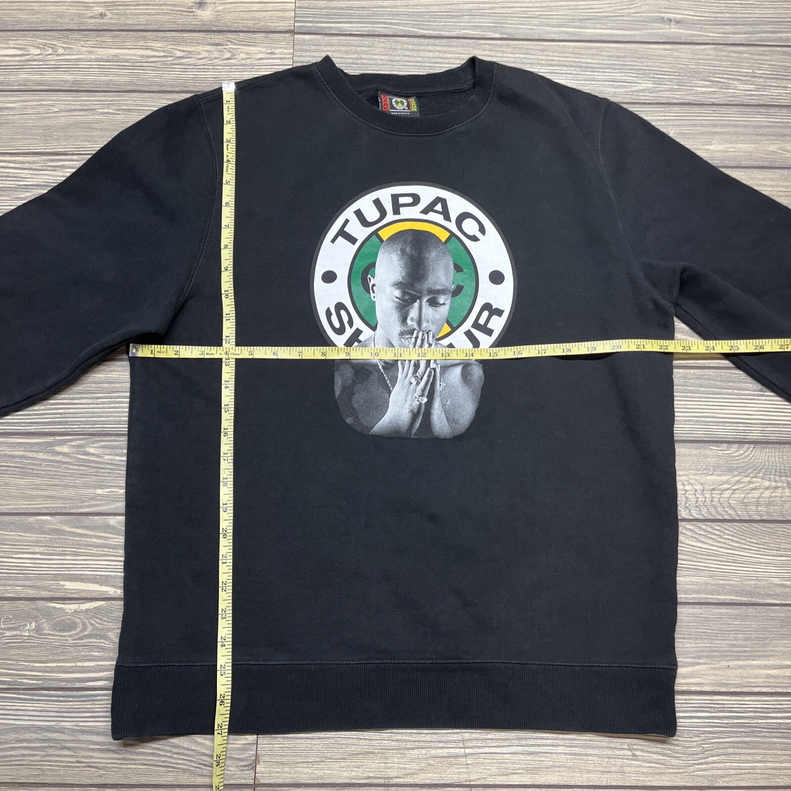 2PAC Tupac Shakur Cross Colours Crewneck Sweatshirt B… - Gem