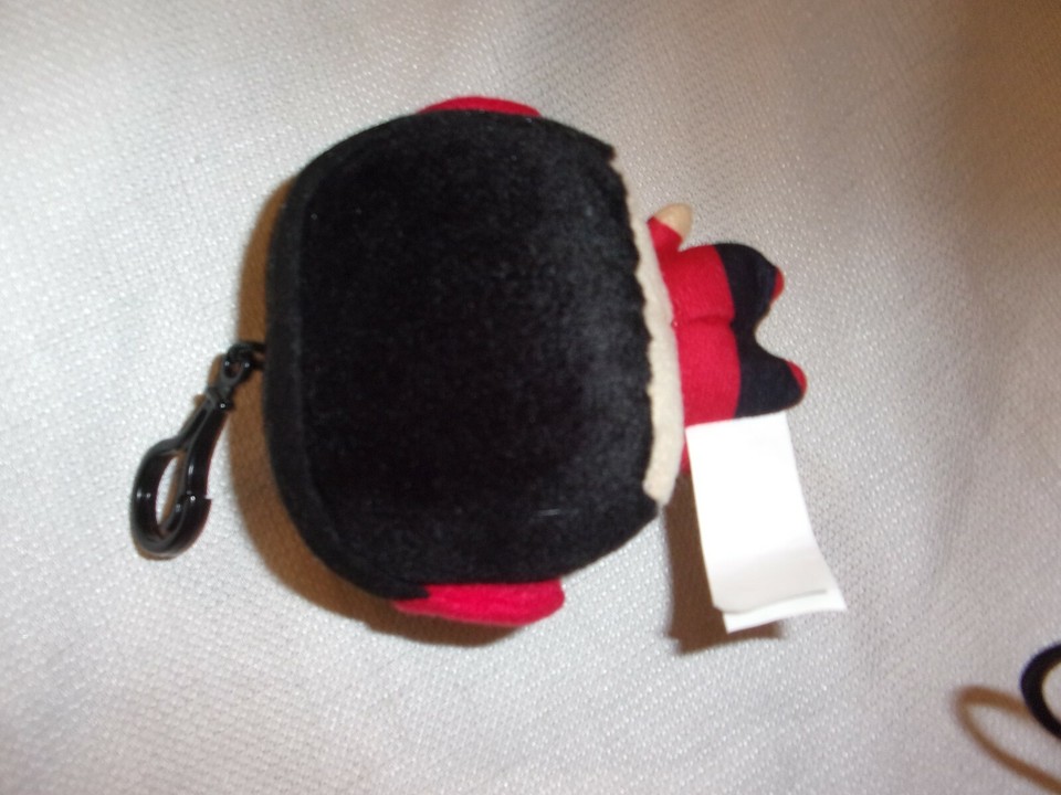 ihascupquake cupquake plush clip red chibi red black R boy 4.5" heart ...