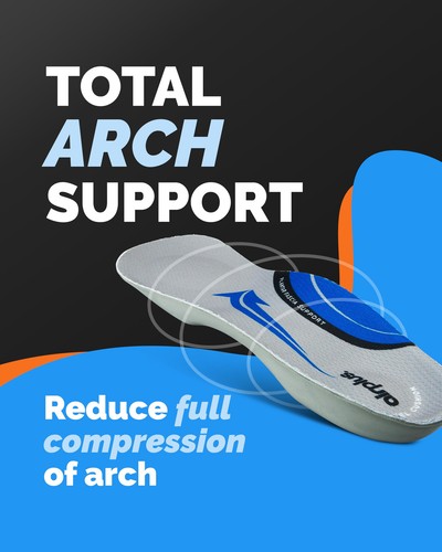 Airplus Plantar Fasciitis Orthotic Insoles Total Arch Support Heel Cushioning 784922621016| eBay