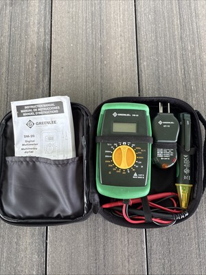 Greenlee DM-20 Digital Multimeter Electronic Test Equipment TESTED ...