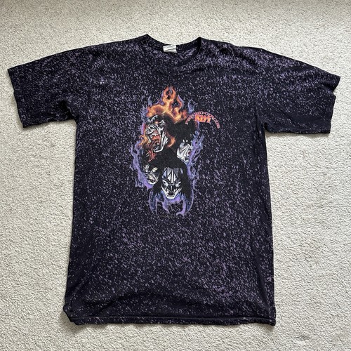 Vintage Cronies KISS Psycho Circus 1998 Tie Dyed/Splatter T Shirt Size ...