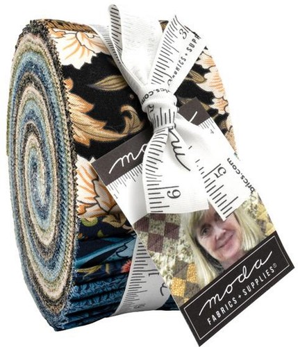 Morris Manor Moda Jelly Roll 40 100% Cotton 2.5" Precut Fabric Strips ...