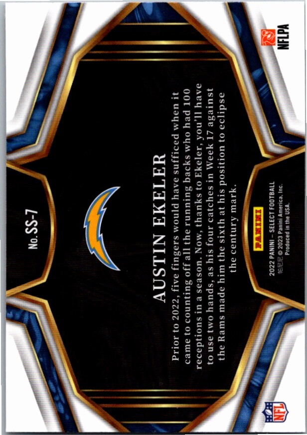 2022 Panini Select Austin Ekeler Snapshots #SS-7 Chargers D102 | eBay