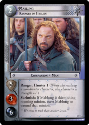 LOTR: Mablung, Ranger of Ithilien [Ungraded] The Hunters Lord of the ...