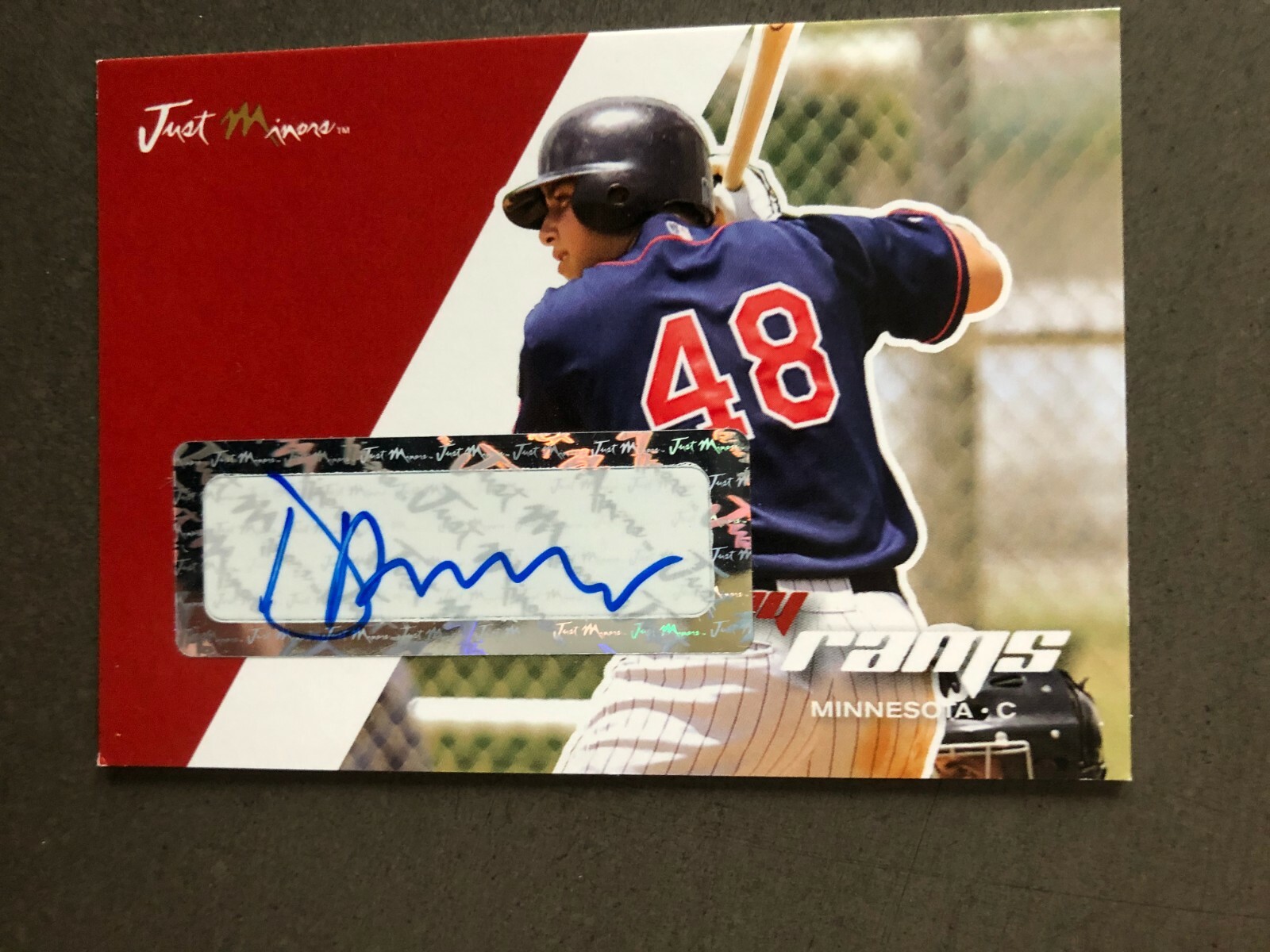 Minnesota Twins DANNY RAMS autographed 2008 Just Minors -Certified | eBay