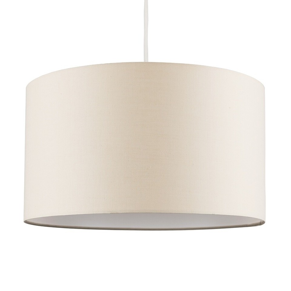45cm Cotton Ceiling Light Shade Pendant Lampshade Drum Living Room ...