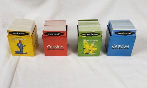 CRANIUM GAME Replacement Cards Creative Cat Word Worm Star Performer ...