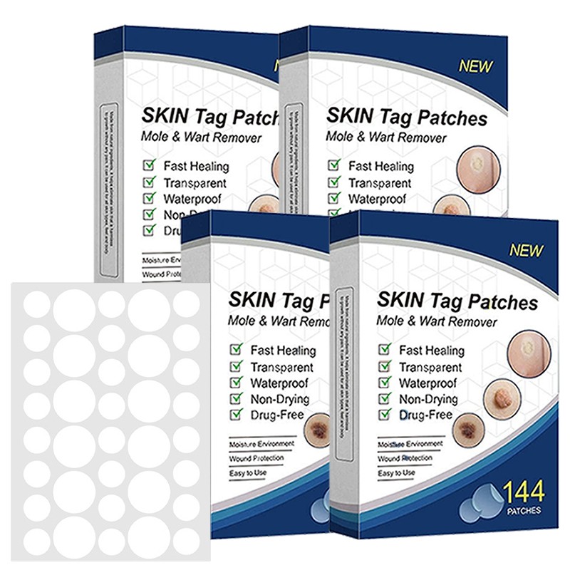 720PCS Skin Tag Remover Patches Quick Effective Mole Wart Removal Pad ...