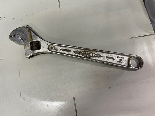 Vintage Diamond Co 10" wide opening Adjustable Tool Steel Crescent ...