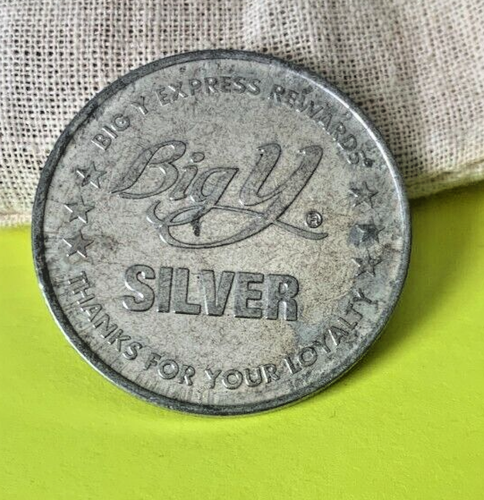 Obsolete store token, BIG Y, silver loyalty token | eBay