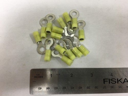 (Bag Of 15) MS25036-157 Yellow Terminal Lug 12-10 | eBay