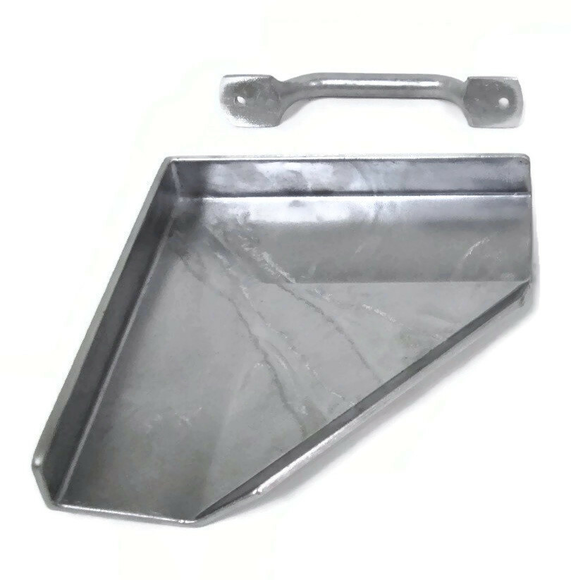 One Cast Aluminum Boat Transom Corner Bracket End Cap + 1 Handle MADE ...
