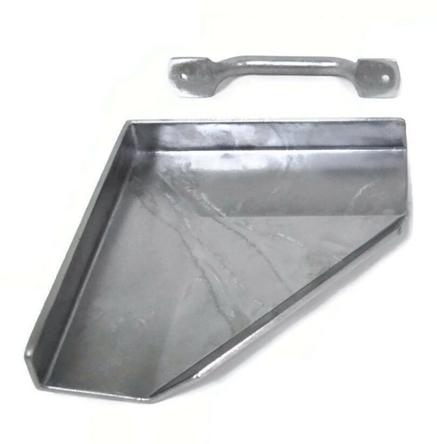 One Cast Aluminum Boat Transom Corner Bracket End Cap + 1 Handle MADE ...