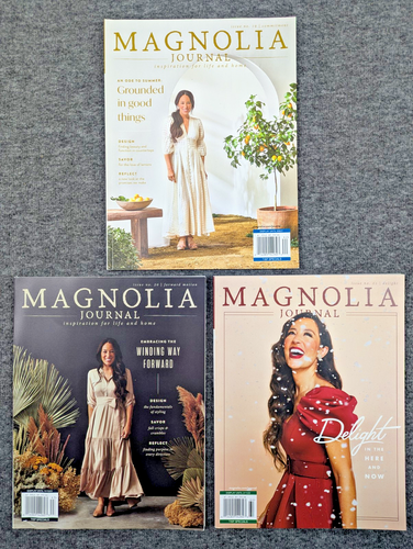 Lot of 3 Issues Magnolia Journal Magazine (2021), Chip & Joanna Gaines ...