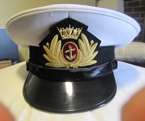ROYAL UK MERCHANT NAVY Officer HAT CAP NEW MOST SIZES HI QUALITY CP ...