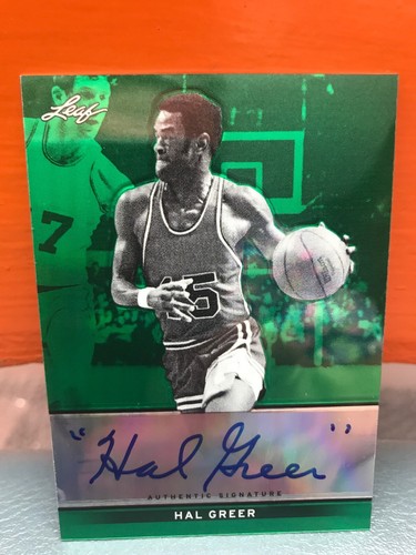 2013 Leaf Metal Basketball Hal Greer On Card Auto #’d 10 | eBay