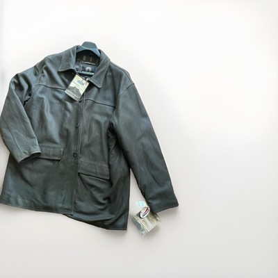 Mens Leather Jacket Weatherproof/Winterloft Thermal Ins 3XLT - NEW WITH ...