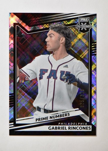 2022 Panini Elite Extra Edition - Prime Numbers A #93 Gabriel Rincones ...
