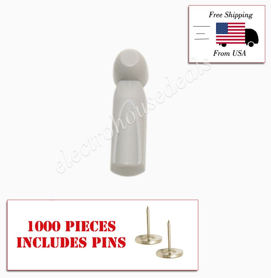 1000 pcs EAS Anti Theft RF Tags Security Tags Checkpoint ® Compatible ...