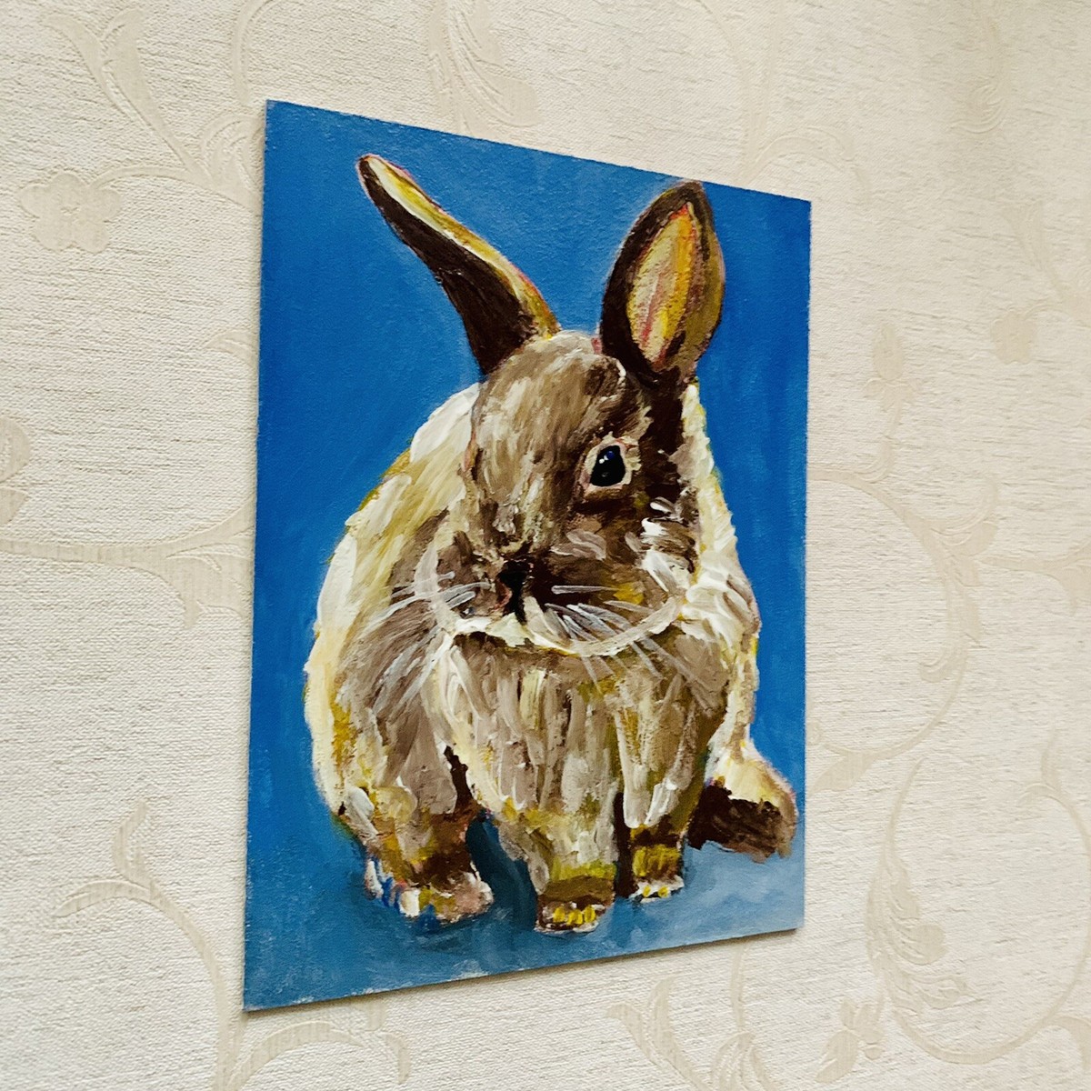 Rabbit Acrylic Painting