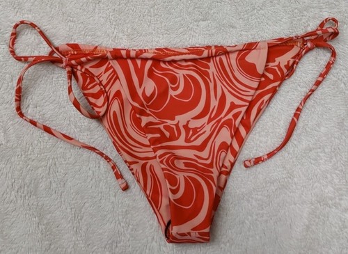 New With Out Tag Shein Women's Cheeky Swim Bottoms Size Large Orange ...