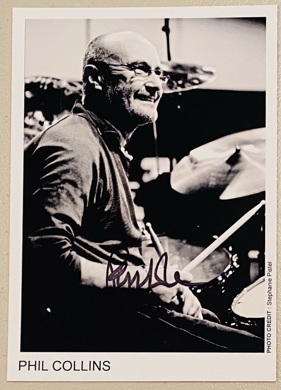 Phil Collins Signed Autographed 5x7 Photo Full JSA Letter | eBay