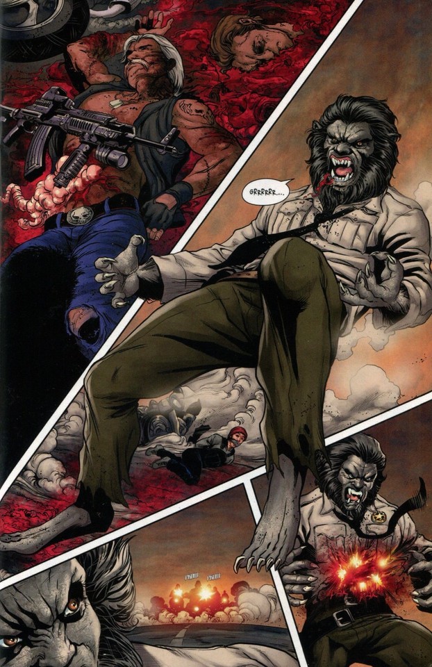 Wolf Cop Comic Set 1-2-3-4 Lot Dynamite 2016 Werewolf Horror ...