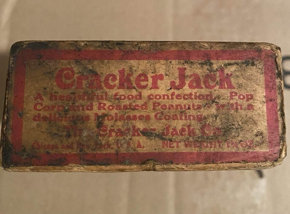 Original Cracker Jack Box - rare late 20s Depression 30s “Pleasing ...