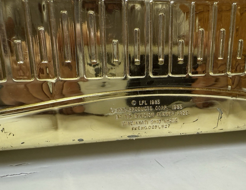 1983 Vintage Star Wars Darth Vader C-3PO Gold Storage Case ROTJ Kenner ...