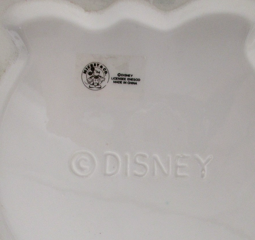 Disney Mickey Mouse Yellow Hat Cookie Jar has Original Label ~ Enesco ...